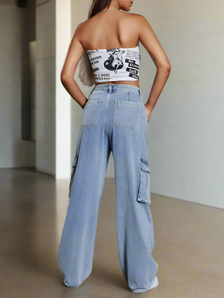 PDMX Pantalones Cargo Mujer - Estilo urbano y comodidad – PDMX Jeans
