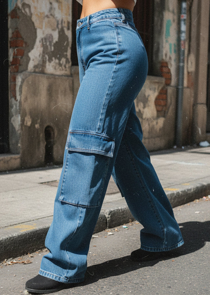 PDMX Pantalones Cargo Mujer - Estilo urbano y comodidad – PDMX Jeans